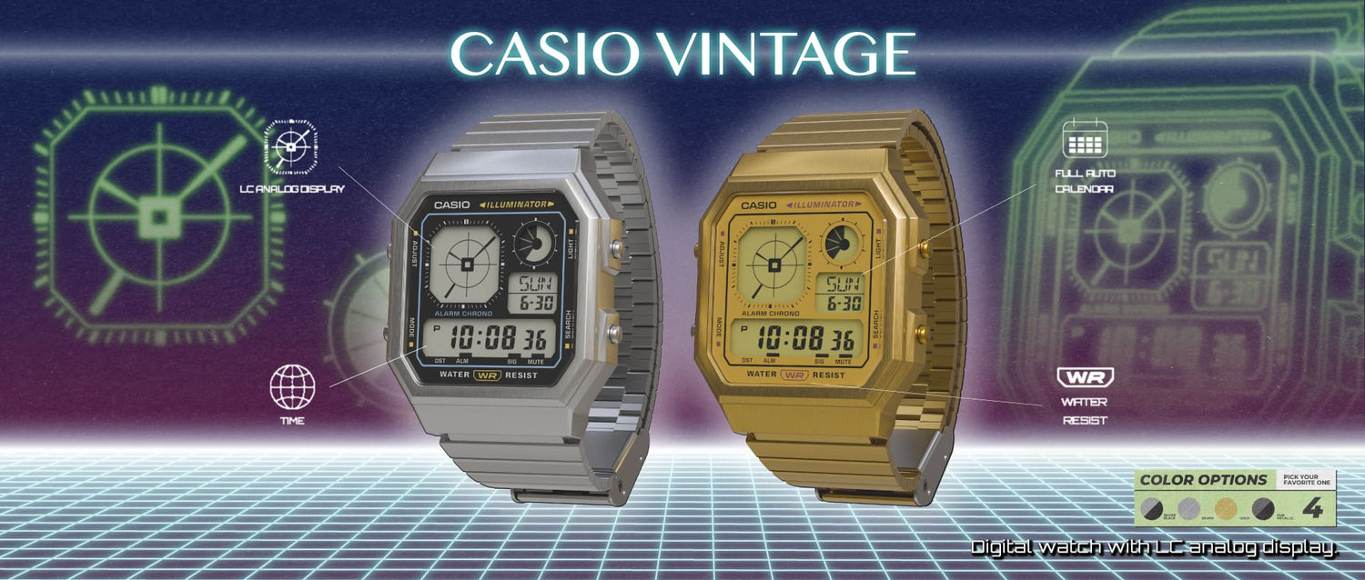 New Casio Vintage A130 Series: Retro-Futuristic Watches - i-watch.co – i-Watch