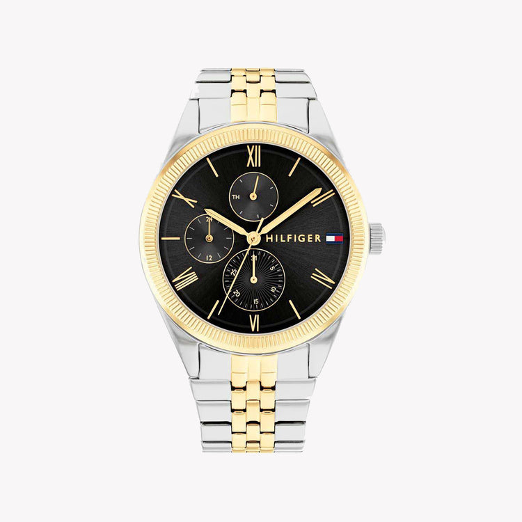 TOMMY HILFIGER 1685263 ELEGANT GLOW ATEMBERAUBENDE DAMENUHR IN GOLD UND SCHWARZ i Watch